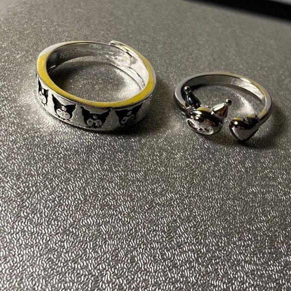 No Brand | Jewelry | Kuromiring Kuromi And My Melody Ring Cute Anime ...
